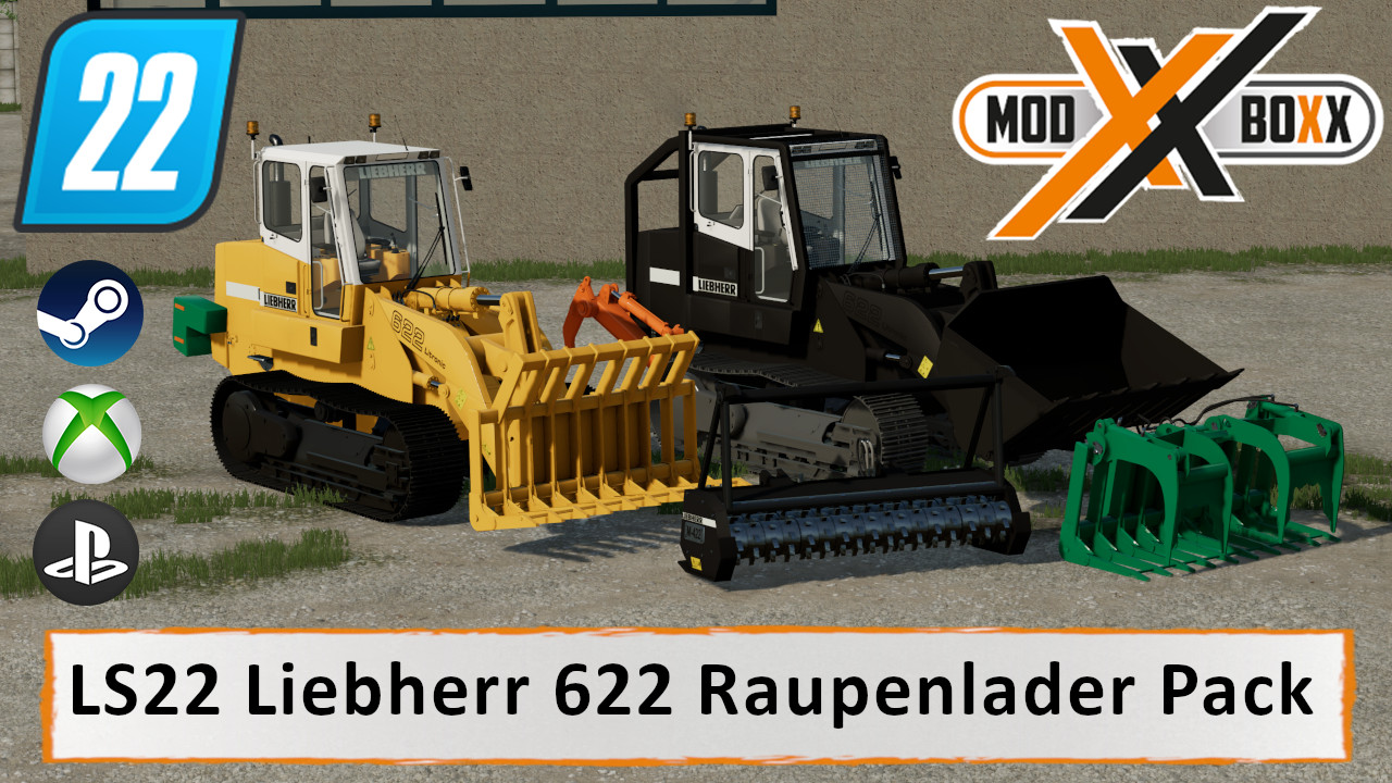 Liebherr 622 Raupenlader Pack - ModBoXX